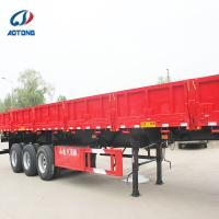 China 40FT 60/80 Tons 3 Axles Side Wall Semi Trailer with Mechanical/Air Suspension for sale