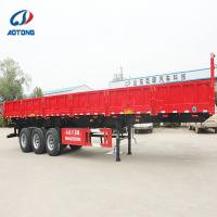 China 40FT 60/80 Tons 3 Axles Side Wall Semi Trailer with Mechanical/Air Suspension for sale