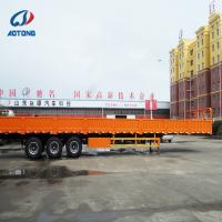 China 40ft 3 Axle Side Wall Semi Trailer with Side Cover for Bulk Cargo for sale