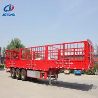 China 3 Axle Fence Semi Trailer with Mechanical or Air Suspension for sale