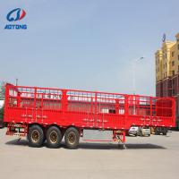 China 3 Axle Fence Semi Trailer with Mechanical or Air Suspension for sale