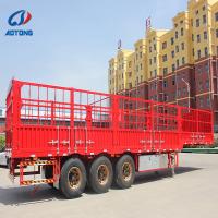 China 3 Axle Fence Semi Trailer with Mechanical or Air Suspension for sale