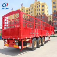 China 3 Axle Fence Semi Trailer with Mechanical or Air Suspension for sale
