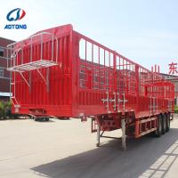 China Fence Semi Trailer with Mechanical or Air Suspension 12R22.5 Tyres for sale