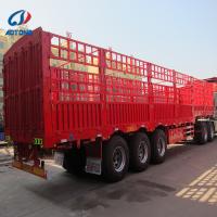 China Fence Semi Trailer with Mechanical or Air Suspension 12R22.5 Tyres for sale