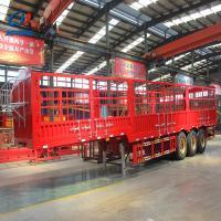 China Fence Semi Trailer with Mechanical or Air Suspension 12R22.5 Tyres for sale