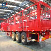 China Fence Semi Trailer with Mechanical or Air Suspension 12R22.5 Tyres for sale