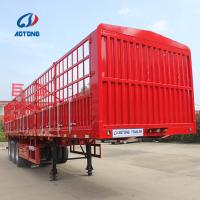 China 3 Axle Fence Semi Trailer for Livestock Transport with Air Suspension for sale