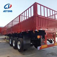 China 40ft 3-Axle Heavy-Duty Sidewall Semi Trailer for Bulk Cargo for sale