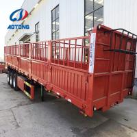 China 40ft 3-Axle Heavy-Duty Sidewall Semi Trailer for Bulk Cargo for sale