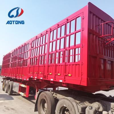 China 40ft 3-Axle Heavy-Duty Sidewall Semi Trailer for Bulk Cargo for sale