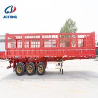 China Fence Semi Trailer with Mechanical or Air Suspension 12R22.5 Tyres for sale