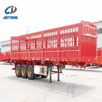 China Fence Semi Trailer with Mechanical or Air Suspension 12R22.5 Tyres for sale