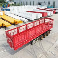 China Fence Semi Trailer with Mechanical or Air Suspension 12R22.5 Tyres for sale