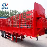China 40ft-48ft Livestock Trailer with Mechanical or Air Suspension for sale
