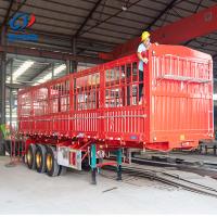 China 40ft-48ft Livestock Trailer with Mechanical or Air Suspension for sale