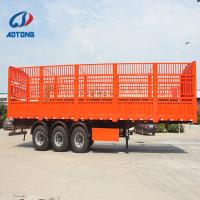 China 40ft 4-Axle Fence Semi Trailer with 600mm Cargo Transport for sale
