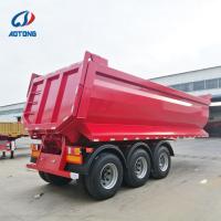 China 3 Axles 4 Axles Heavy Duty 60 Tons 80 Ton 45 Cubic U Type Dump Semi Trailer Dumper Hydraulic Dump Trailer Tipper Dump Trailer for sale