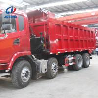 China Heavy Duty Hydraulic Rollover Dump Trailer 40-120T Air Suspension for sale