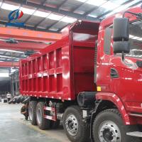 China Heavy Duty Hydraulic Rollover Dump Trailer 40-120T Air Suspension for sale