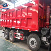 China Heavy Duty Hydraulic Rollover Dump Trailer 40-120T Air Suspension for sale