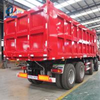 China Heavy Duty Hydraulic Rollover Dump Trailer 40-120T Air Suspension for sale