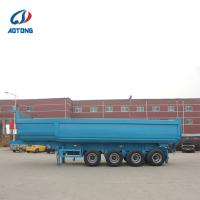 China Custom 35-45 CBM U-Type Steel Dump Semi Trailer 60 Tons for sale