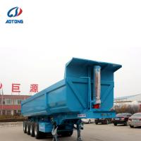 China Custom 35-45 CBM U-Type Steel Dump Semi Trailer 60 Tons for sale