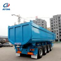 China Custom 35-45 CBM U-Type Steel Dump Semi Trailer 60 Tons for sale