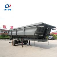 China 3 Axles Dumper Semi Trailer 60 Tons U-Shape Tipper Truck Trailer Transport Sand Stone Rear End Tipping Dump Truck Trailer for sale