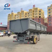 China 3 Axles Dumper Semi Trailer 60 Tons U-Shape Tipper Truck Trailer Transport Sand Stone Rear End Tipping Dump Truck Trailer for sale