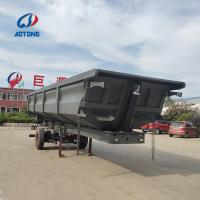 China 3 Axles Dumper Semi Trailer 60 Tons U-Shape Tipper Truck Trailer Transport Sand Stone Rear End Tipping Dump Truck Trailer for sale