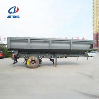 China 3 Axles Dumper Semi Trailer 60 Tons U-Shape Tipper Truck Trailer Transport Sand Stone Rear End Tipping Dump Truck Trailer for sale