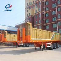 China Heavy Duty 3-Axle Dump Semi Trailer 40T Capacity Steel Tipper End Dump Trailer for Working Conditions for sale