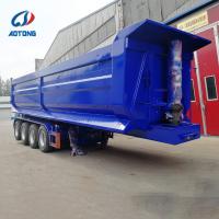 China Hydraulic Rear Dump Tipper Trailer 3 Axles Tipper Semi Truck Tipping Dump Truck Semi Trailer for sale