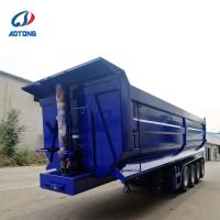 China Hydraulic Rear Dump Tipper Trailer 3 Axles Tipper Semi Truck Tipping Dump Truck Semi Trailer for sale