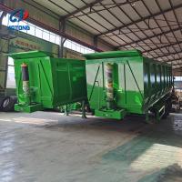 China Custom 35-45 CBM U-Type Steel Dump Semi Trailer 60 Tons for sale