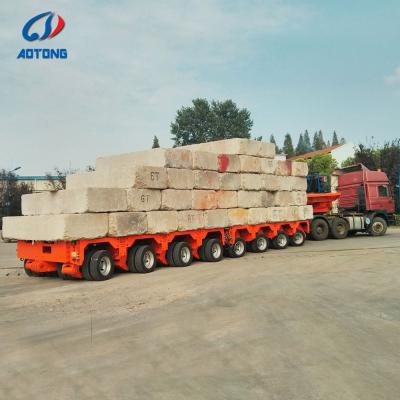 China 3 Axle Lowbed Semi Trailer 60T Capacity with 12R22.5 Tires for sale