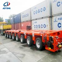 China 3 Axle Lowbed Semi Trailer 60T Capacity with 12R22.5 Tires for sale