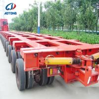 China 3 Axle Lowbed Semi Trailer 60T Capacity with 12R22.5 Tires for sale