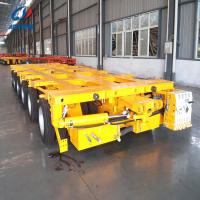 China 3 Axle Lowbed Semi Trailer 60T Capacity with 12R22.5 Tires for sale