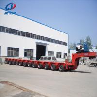 China 7 Axle 100-150 Ton Modular Transporter Lowbed Trailer with 12R22.5 Tyres for sale