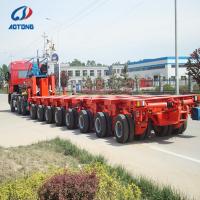 China 7 Axle 100-150 Ton Modular Transporter Lowbed Trailer with 12R22.5 Tyres for sale