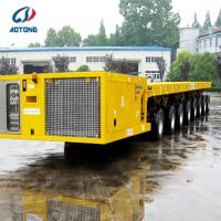 China 7 Axle 100-150 Ton Modular Transporter Lowbed Trailer with 12R22.5 Tyres for sale