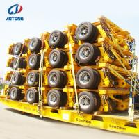 China 7 Axle 100-150 Ton Modular Transporter Lowbed Trailer with 12R22.5 Tyres for sale