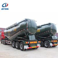 China 3 Axle Fuel Oil Tank Trailer 30000-50000L Carbon Steel Stainless Steel for sale