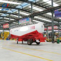 China 3 Axle Fuel Oil Tank Trailer 30000-50000L Carbon Steel Stainless Steel for sale
