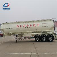 China Tri Axle Stainless Steel Tanker Trailer 40000L-50000L Capacity for sale