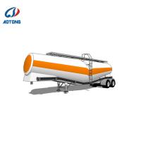 China 3 Axles 45000L 5-Bin Fuel Tanker Semi-trailer Customisable All-Aluminium Oil Tanker Semi Trailer for Sale for sale