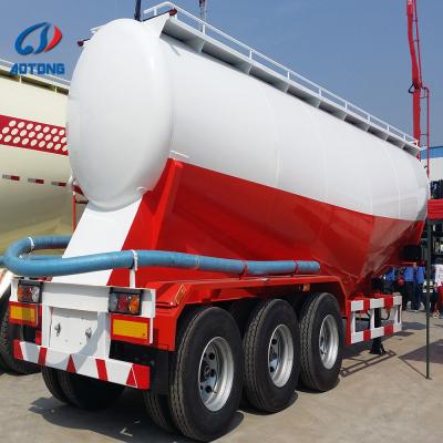 China Factory Quality Brand New 3 Axle 60CBM Powder Transporting Bulk Cement Tanker Trailer for Sale for sale